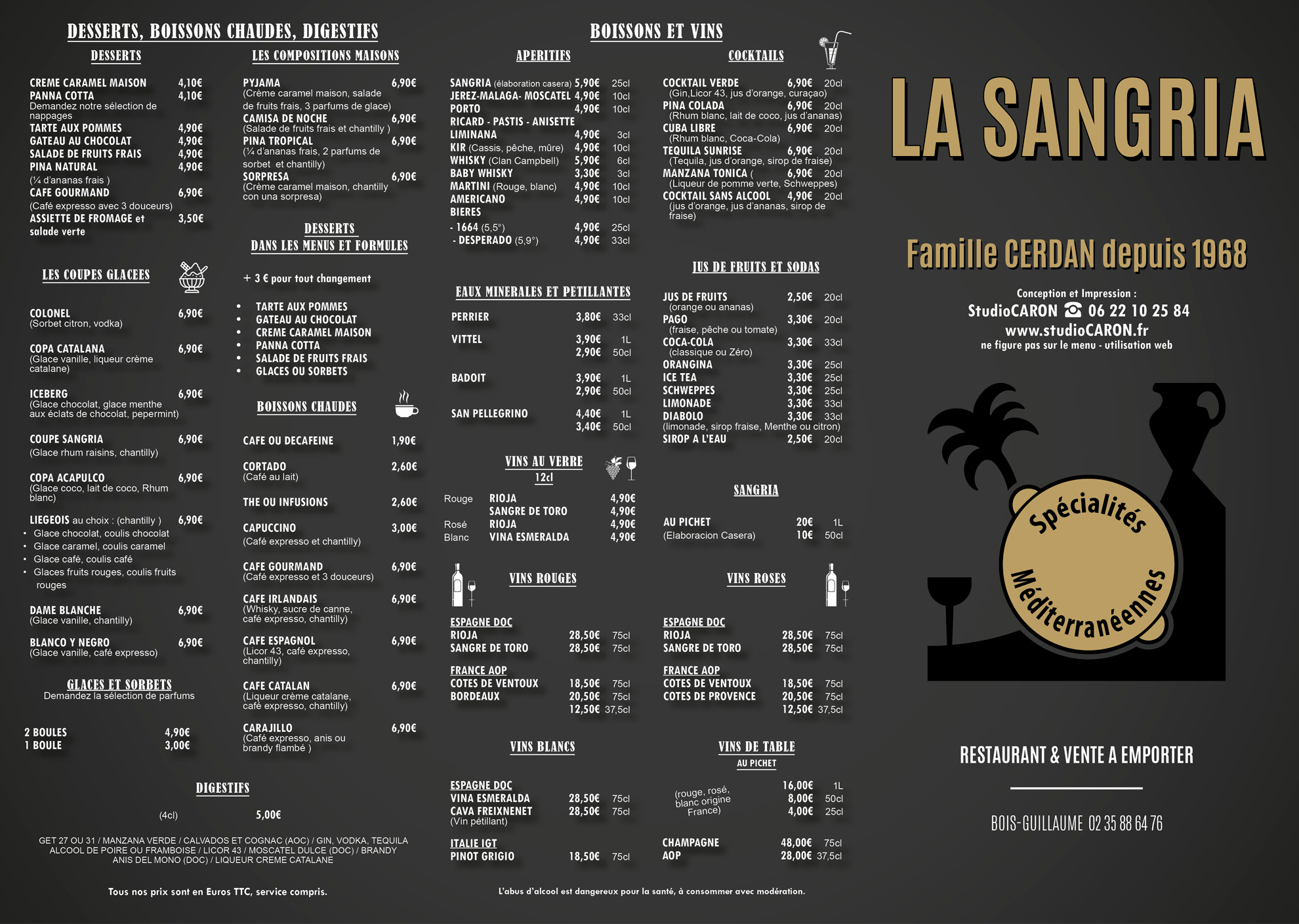 La Sangria | Restaurant de spécialités espagnoles | Bois-Guillaume
